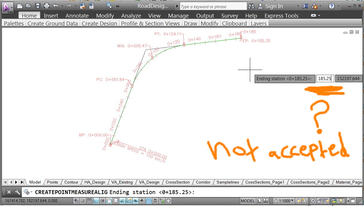 Acquiring the (x, y, z) points of an alignment, - Autodesk Community