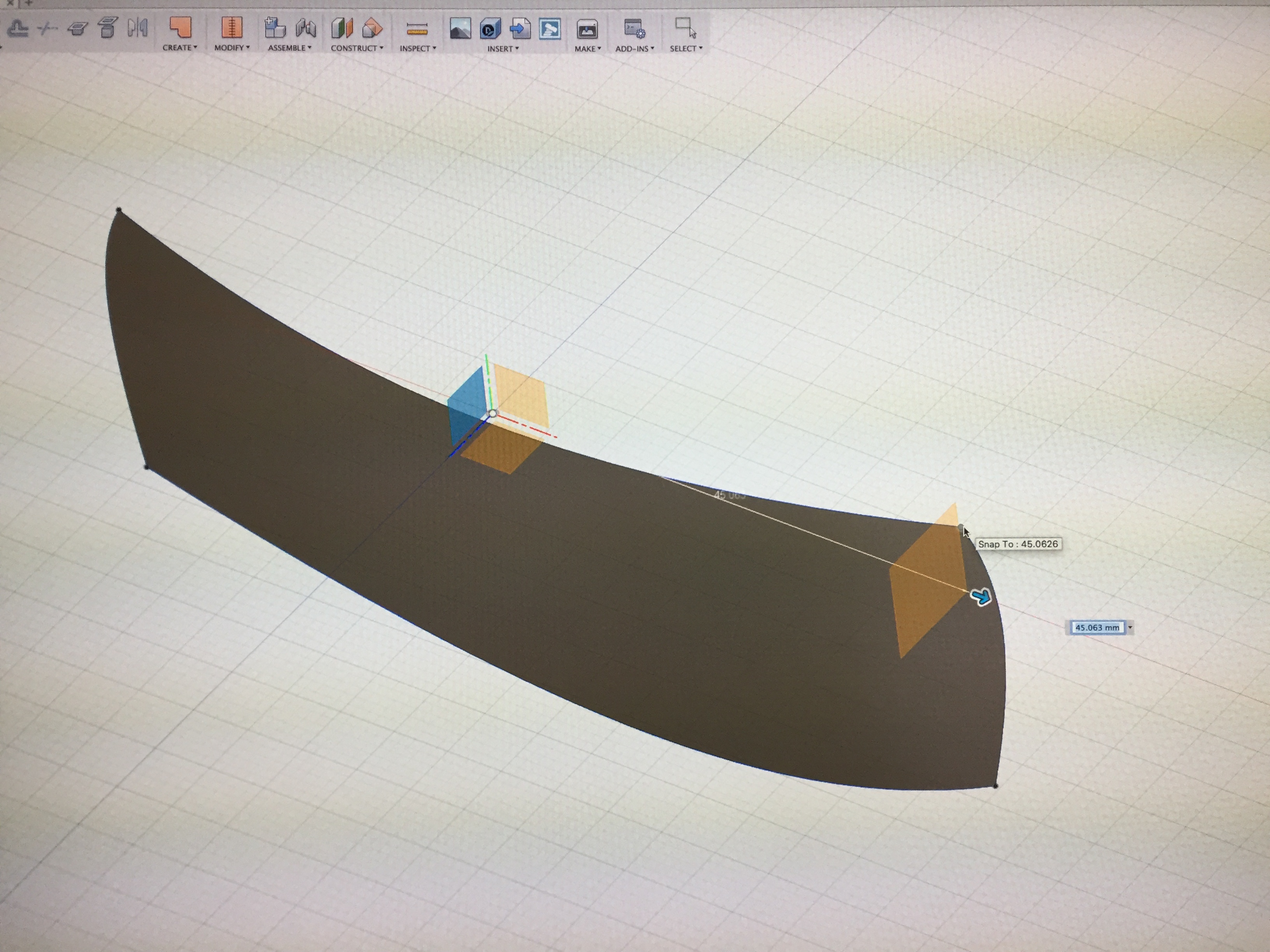 snap offset plane to sketch point - Autodesk Community
