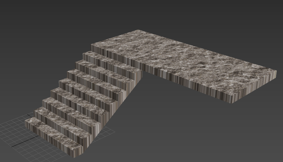 Solved: Stairs sides stretched texture? - Autodesk Community
