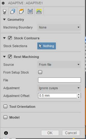 Solved: Rest Machining from File - Autodesk Community