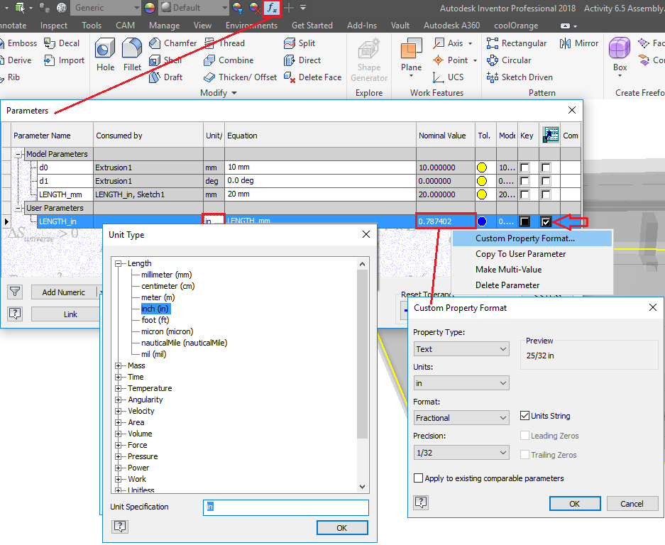 Changing Parameter Property Format Default Values - Autodesk Community