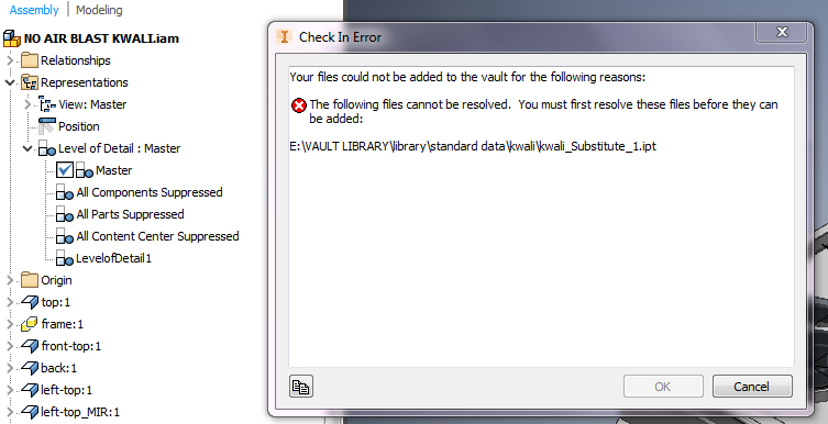 Solved: cant check in the inventor modle - Autodesk Community