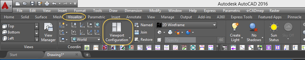 Solved: how to create a new view port in AutoCAD 2016 - Autodesk Community