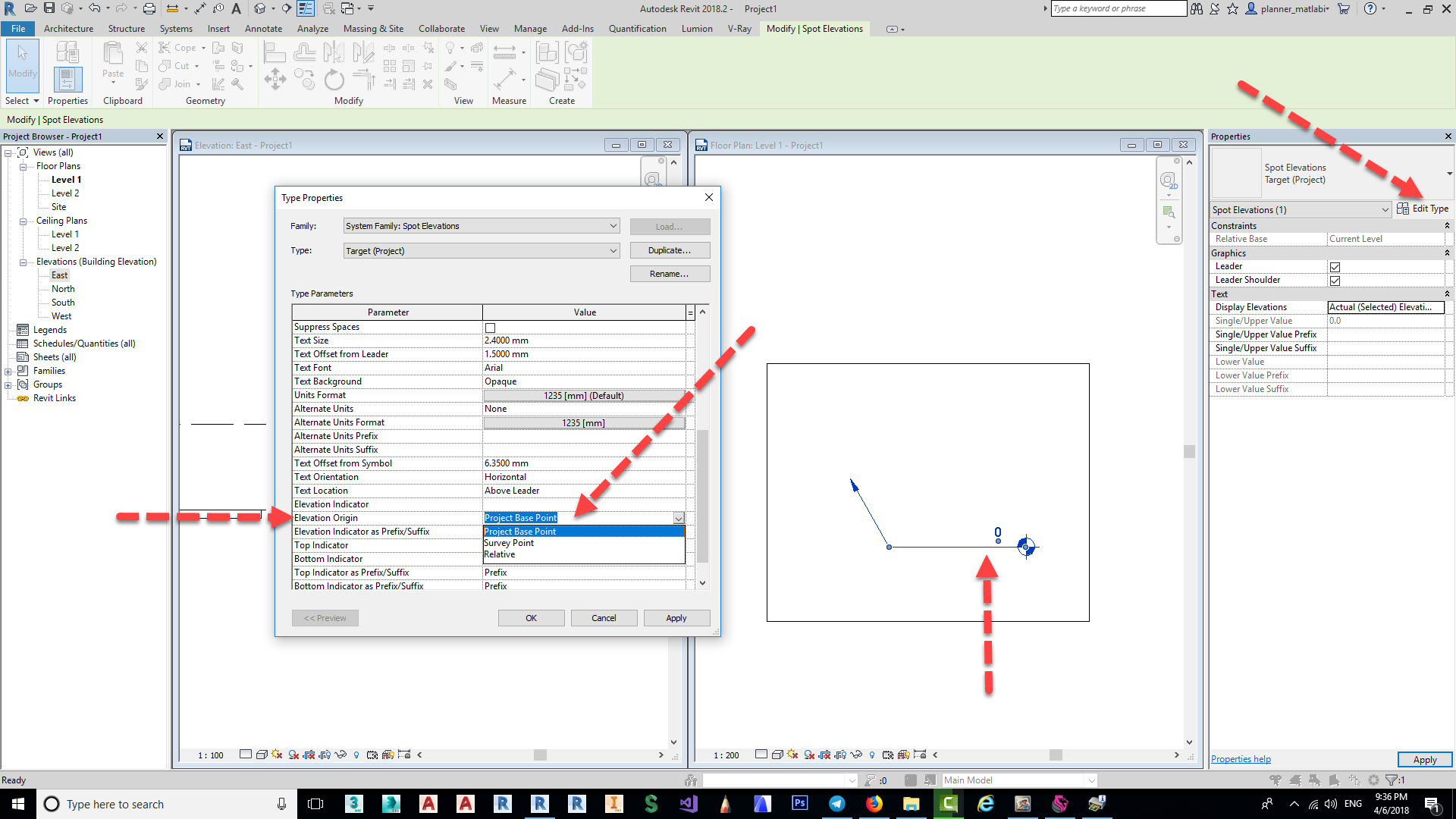 Spot elevation value doesn't change - Autodesk Community