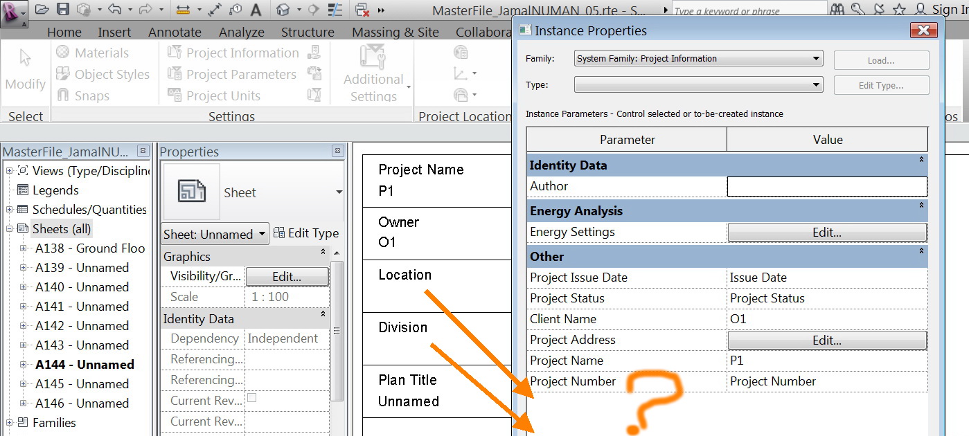 Solved: Filling out parameters of title block of sheets ALL at a time, - Autodesk Community