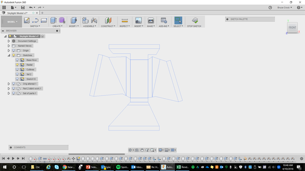 Solved: Best method to create a finger-joint cut pattern along each of ...