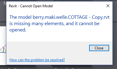 Solved: Revit - Corrupt central model - Autodesk Community
