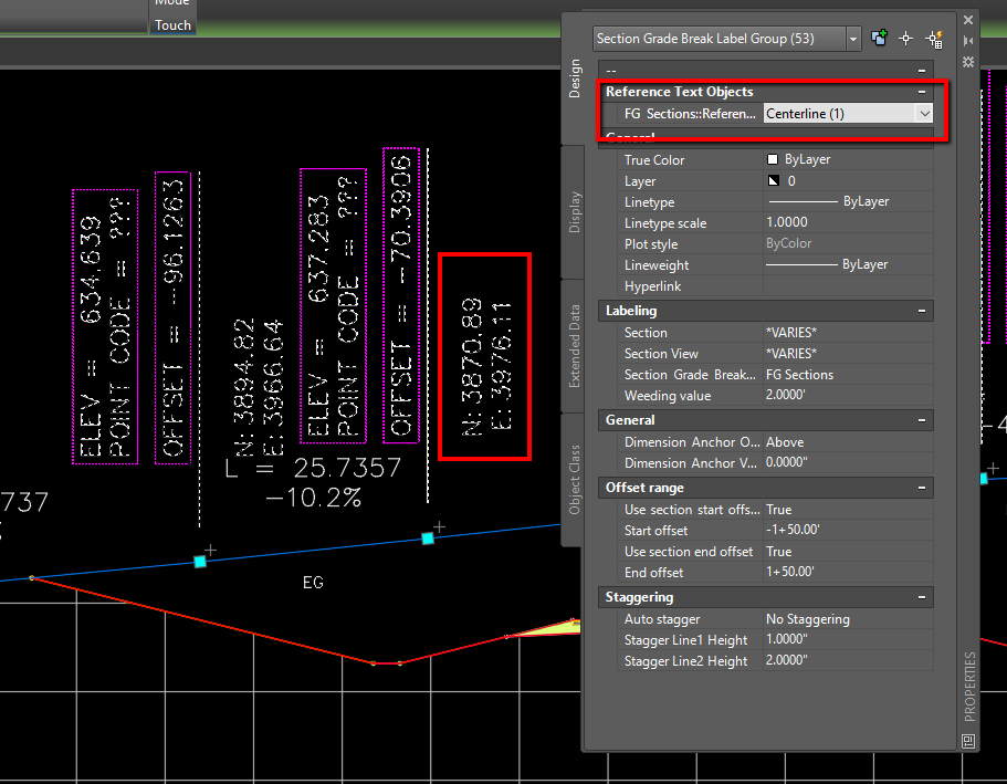 Solved: Easting and northing coordinates in Section View - Autodesk ...
