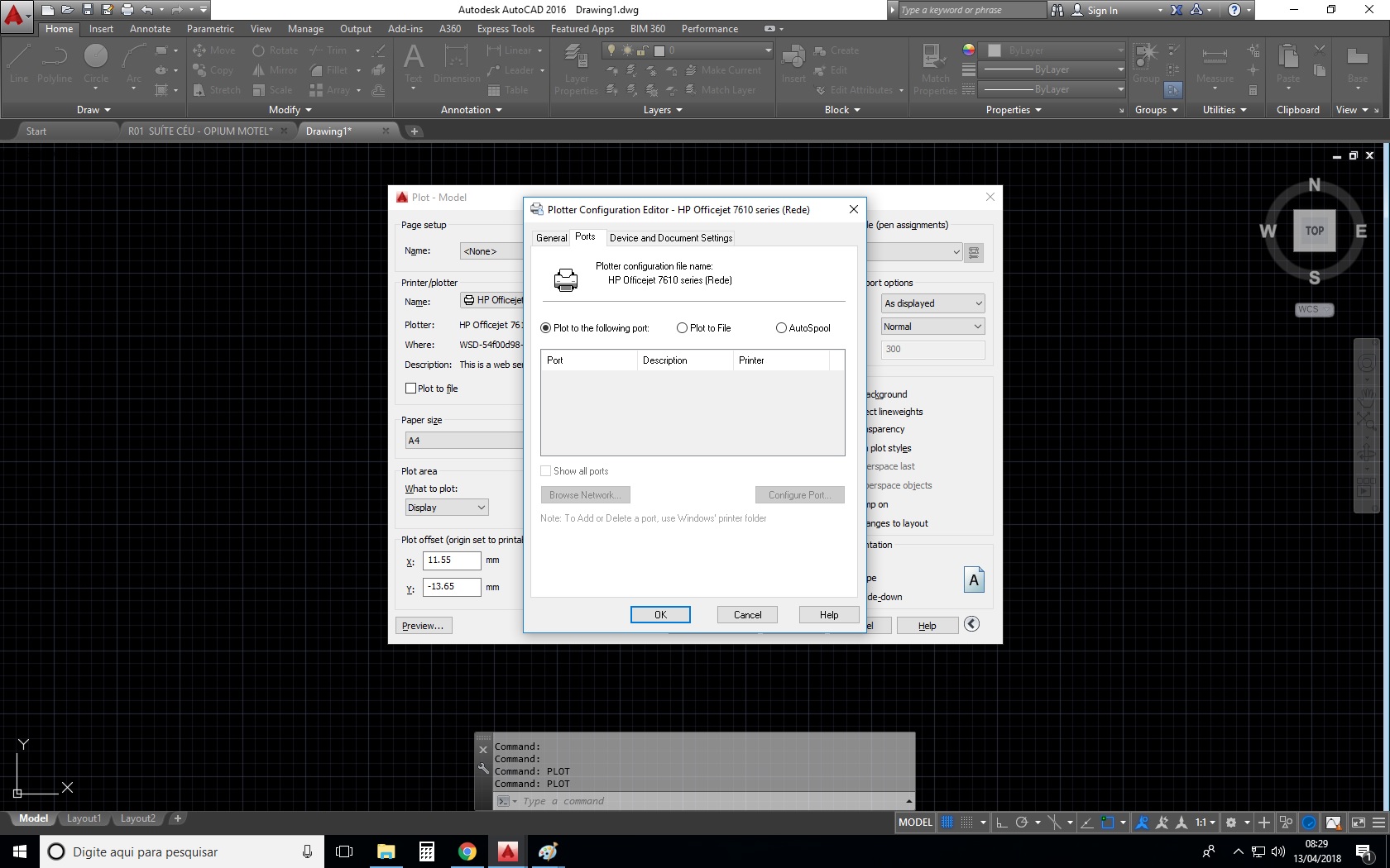 Não consigo imprimir direto do Cad - Autodesk Community