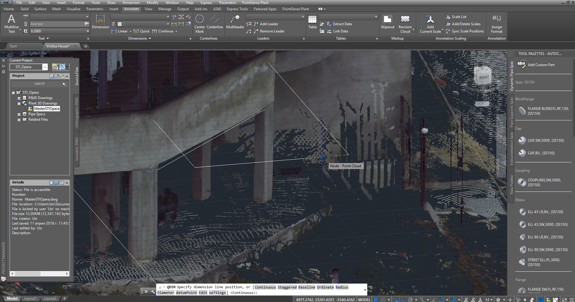 Solved: Annotations get bugged when I import point cloud - Autodesk Community