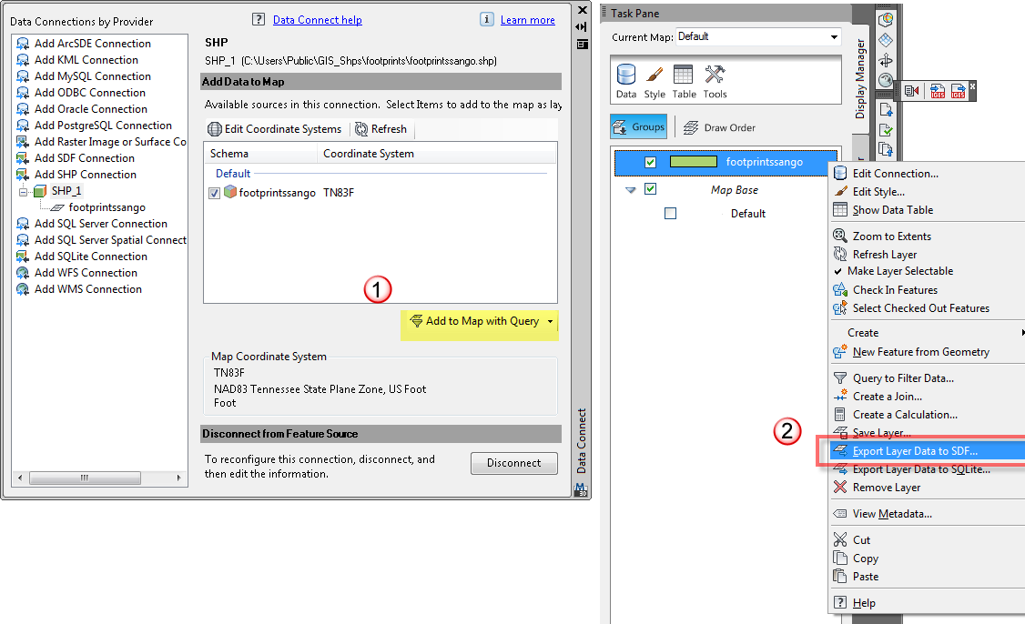 Solved: Export Map Feature to Shapefile - Autodesk Community
