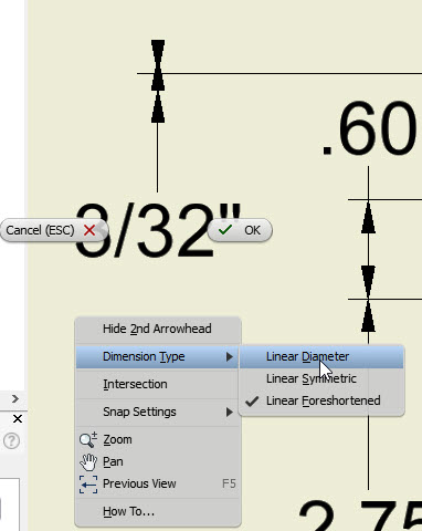 Linear dimensions stuck in between dimension lines - Autodesk Community