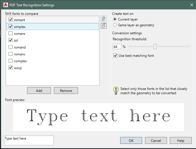 pdfshxtext command not working in LT 2019 - Autodesk Community