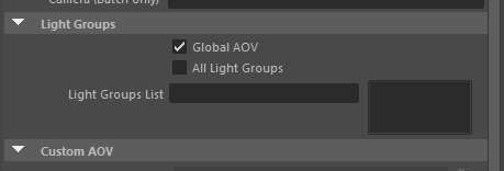 Light Group List and Global AOV - Autodesk Community