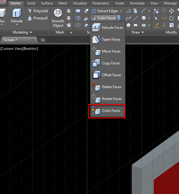 Solved: AutoCAD 3D - Changing colors after subtract command - Autodesk Community