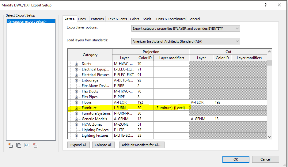 Solved: Exporting to dwg with layer modifiers - Autodesk Community