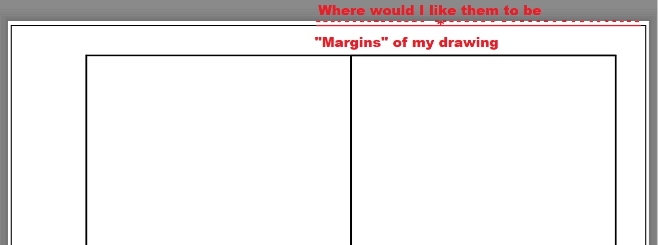 Solved: Is it possible to expand the drawing to the margins of the page ...