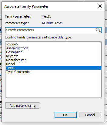 Changing text of annotation via parameter - Autodesk Community