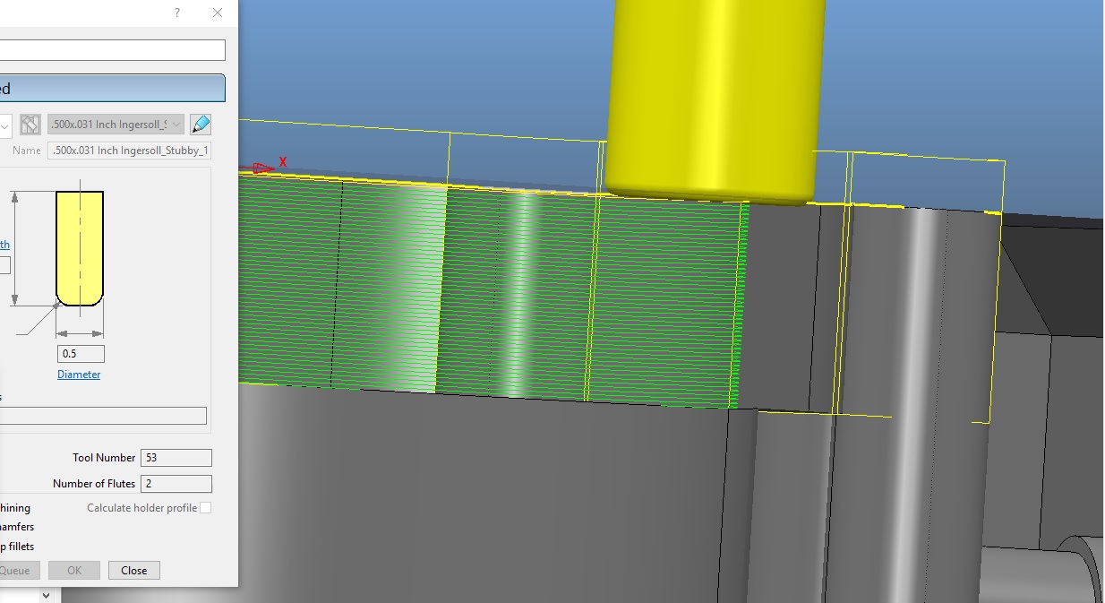Solved: How to prevent rolled edges in feature machining? - Autodesk ...