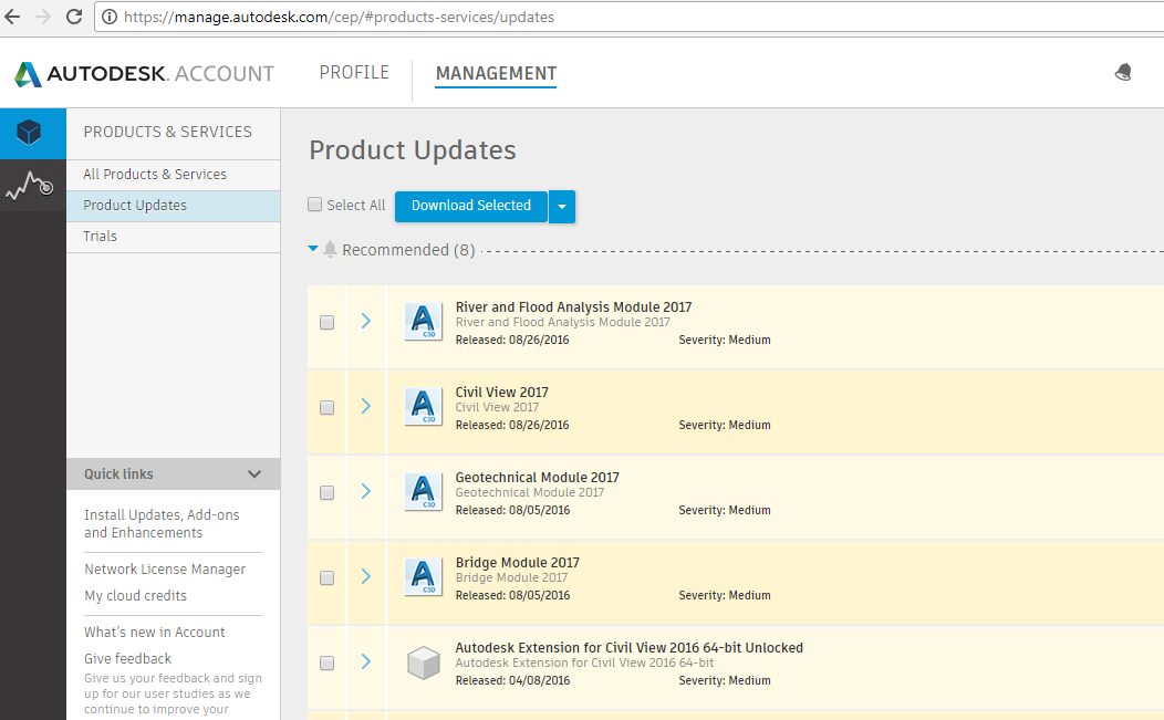 Product enahcements page - Autodesk Community