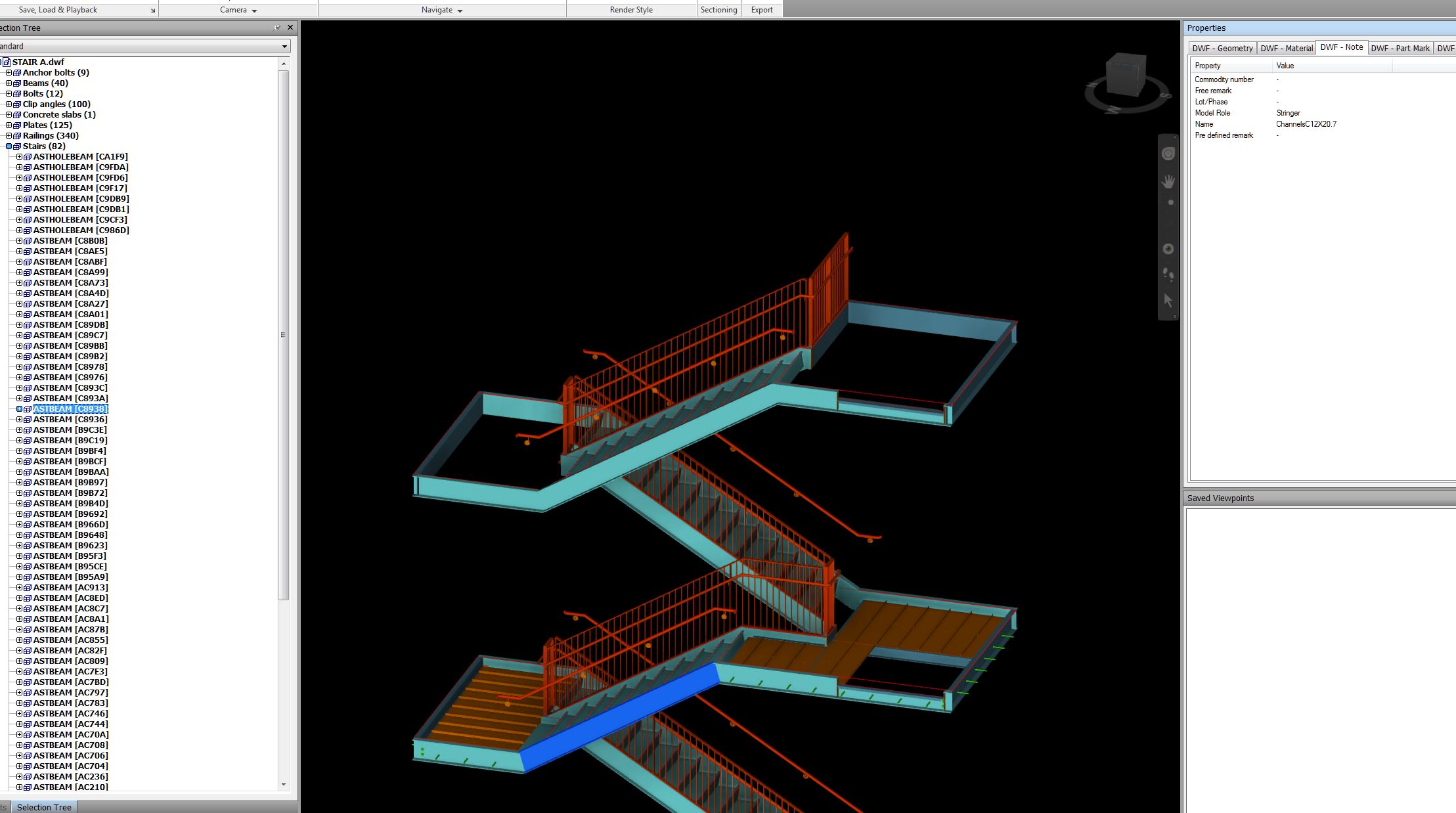 Representation of Advance Steel in Navisworks (2018) - Autodesk Community