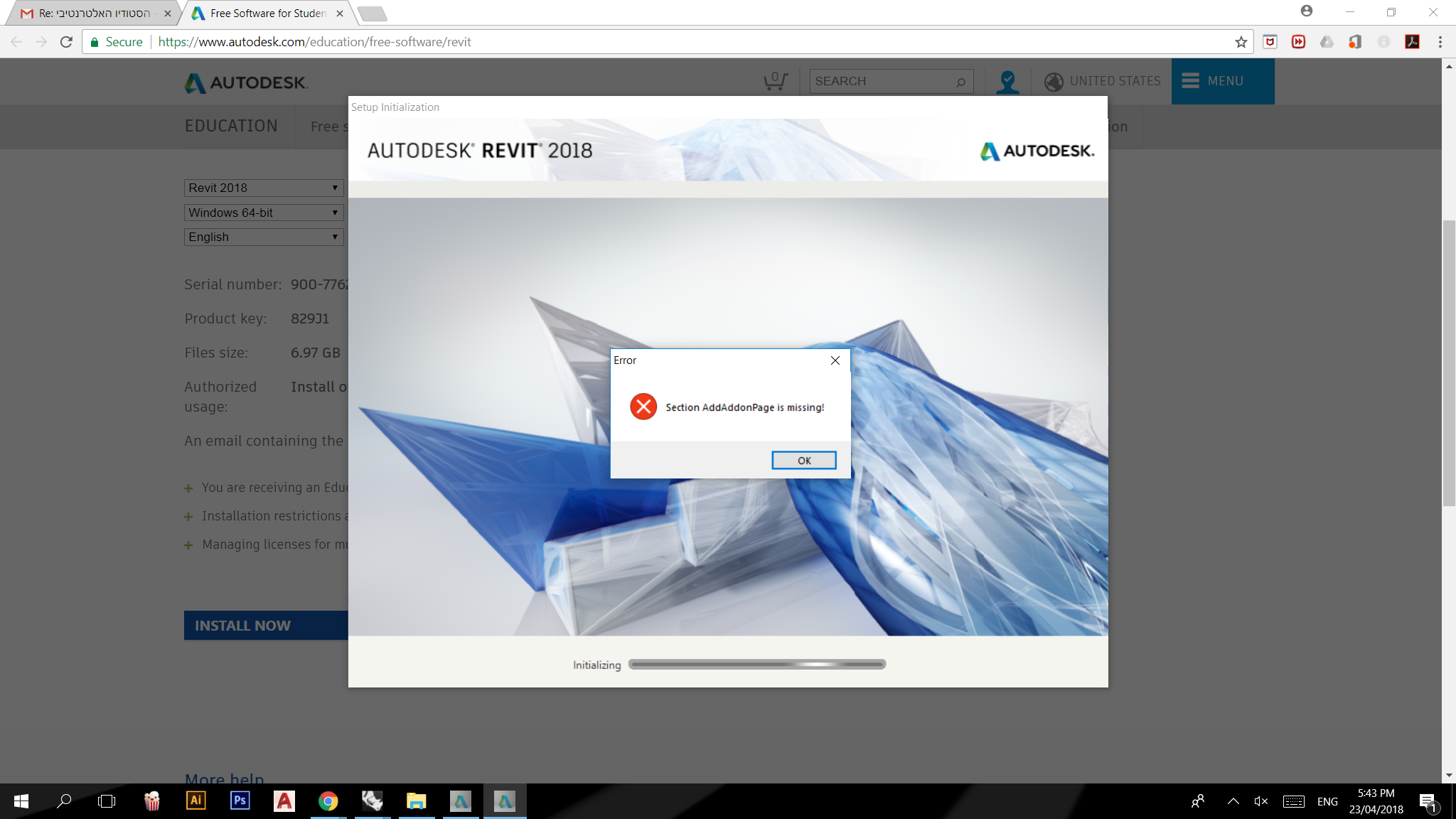 Installation Fails - Revit 2018 - Autodesk Community