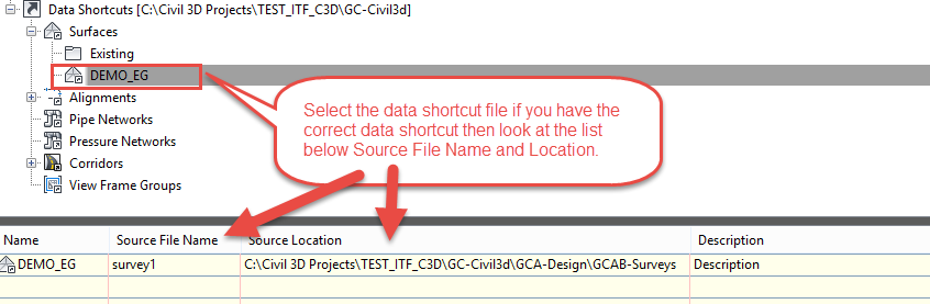 How could I tell where is the source of a data shortcut? - Autodesk ...