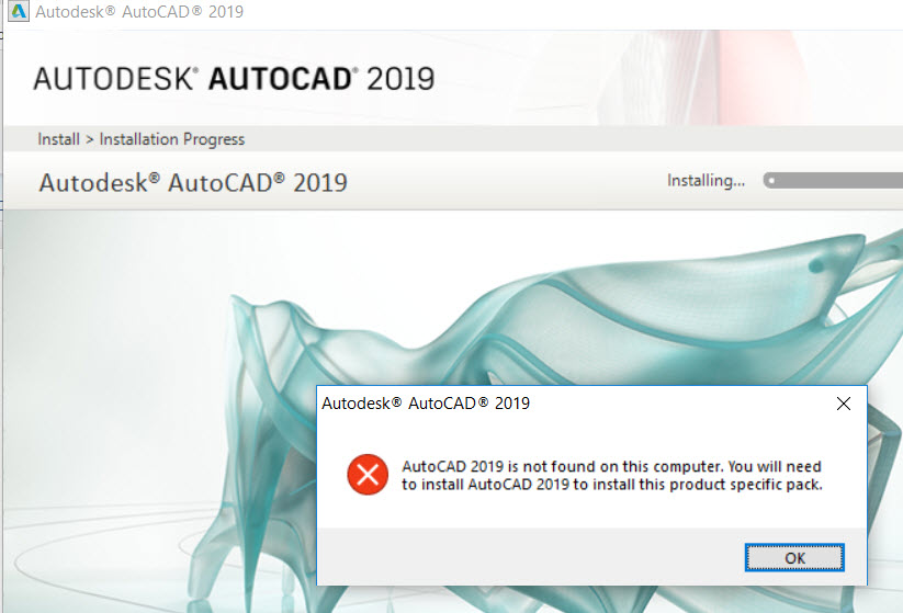 Solved: AutoCAD 2019 Installation error prior to completion - Autodesk ...