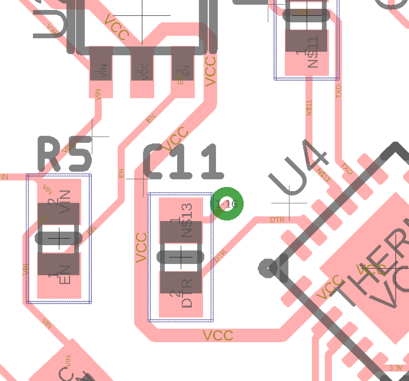 Trying to have both GND and VCC pours for a 4-layer PCB - Autodesk ...