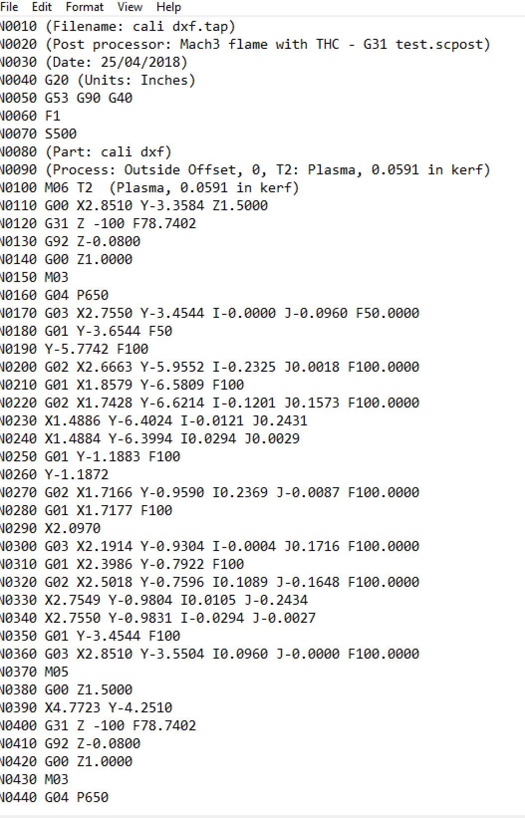 MACH3 POST PROCESSOR PLASMA - Autodesk Community