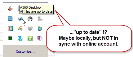 A360 desktop wont sync - Autodesk Community