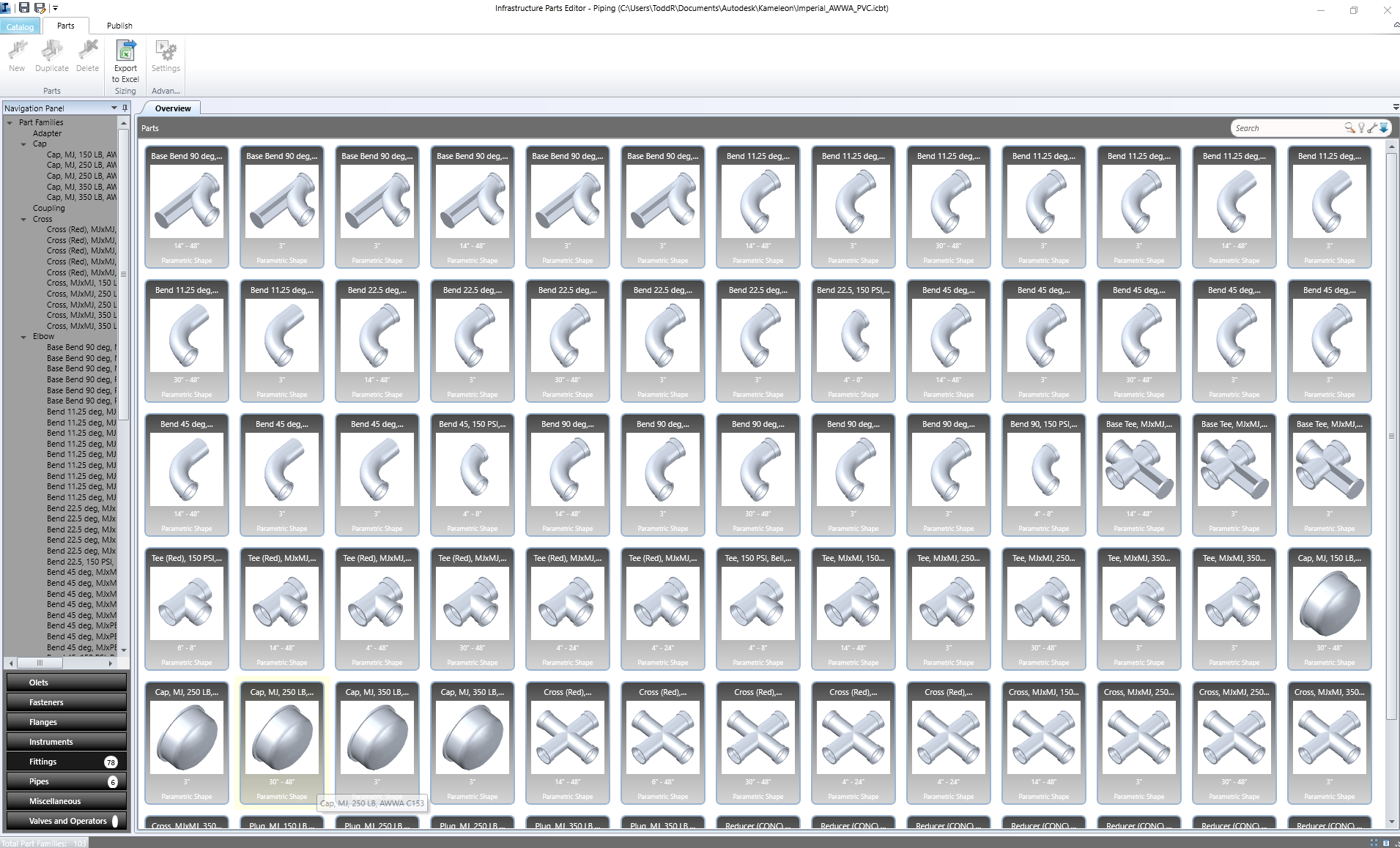 2019 Infrastructure Parts Editor - Open failure - Autodesk Community