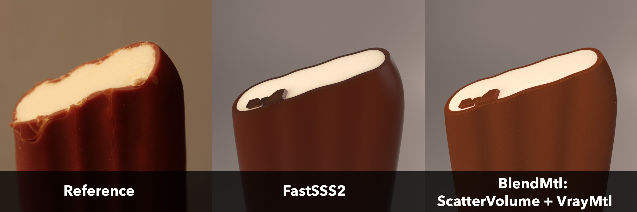 Vray SSS - Need help setting up a realistic chocolate shader - Autodesk Community