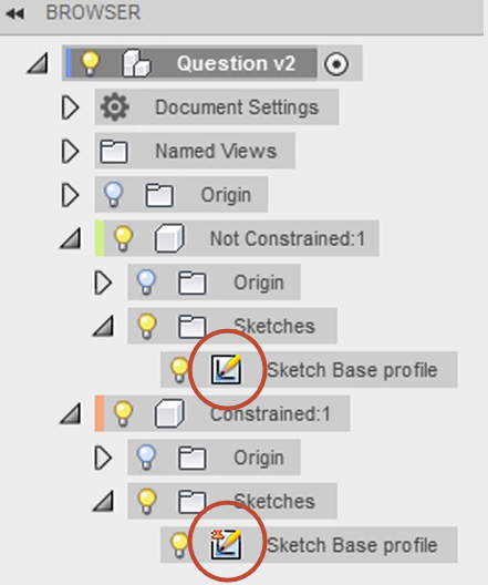 Solved: Symmetry Constrain -> Why is this not fully constrained? - Autodesk Community