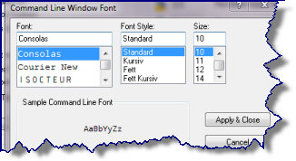 Solved: 2014 command line fonts are HUGE - Autodesk Community