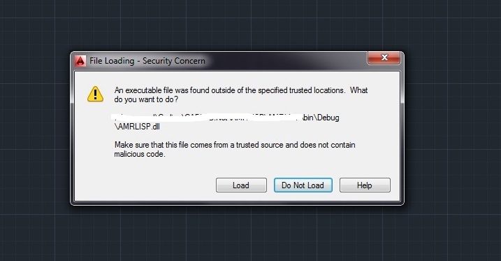 AutoCAD2014 Security Concern Message - Autodesk Community