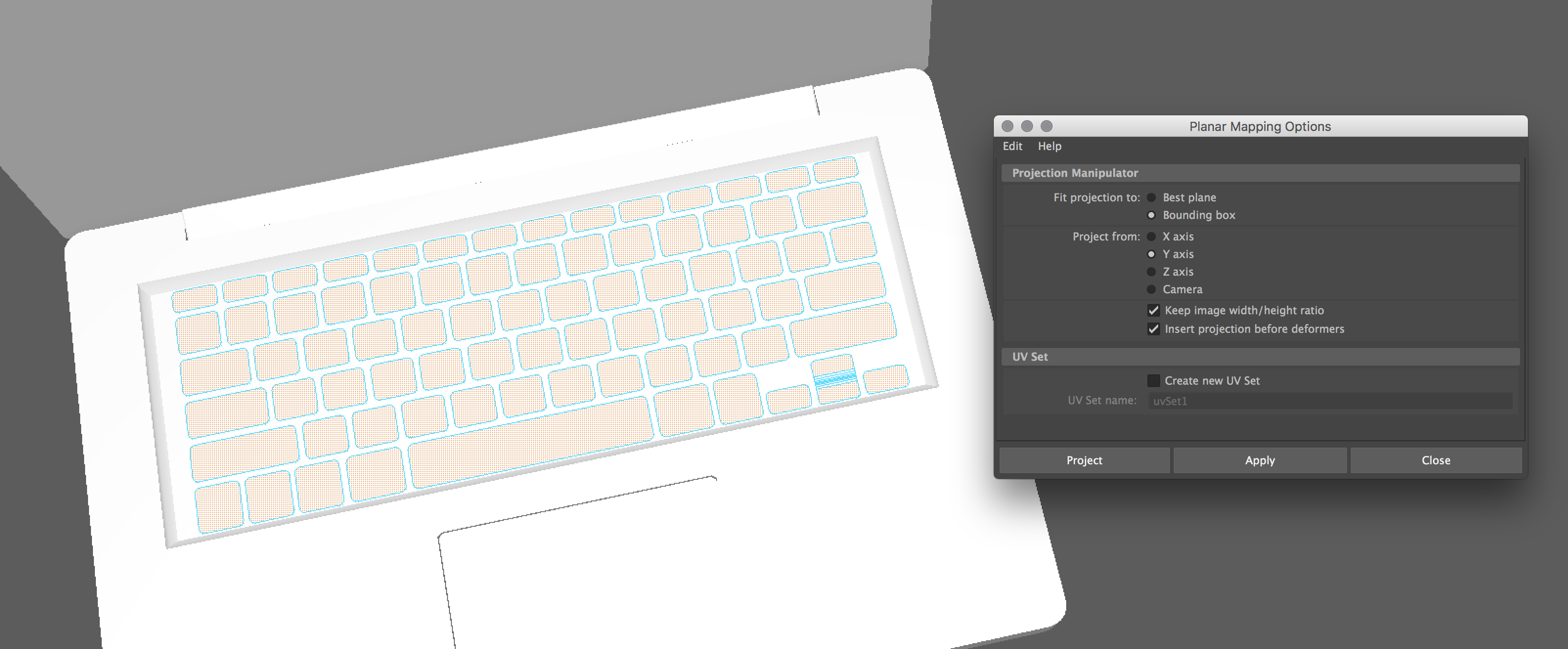 Apply letters on a modeled keyboard in Maya using UV - Autodesk Community