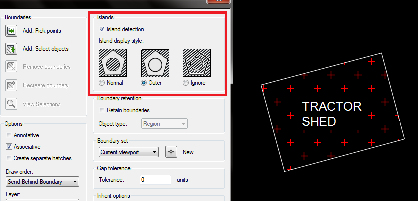 Solved: Help hatching around text - Autodesk Community