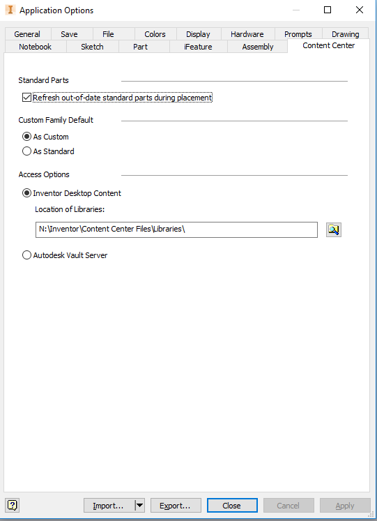 Solved: Unresolved Content center parts - Autodesk Community