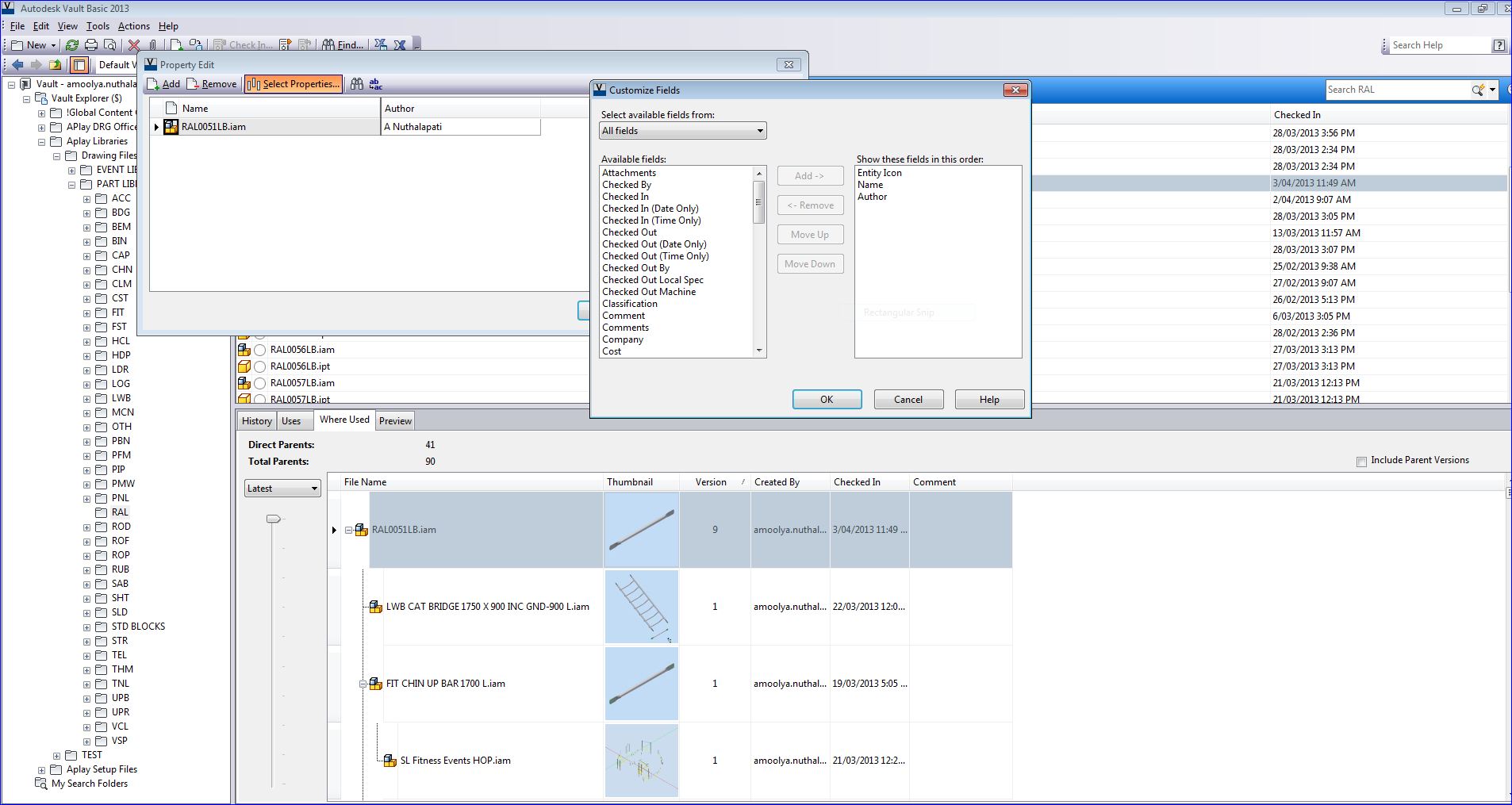 Edit Properties - Category Field Missing - Autodesk Community