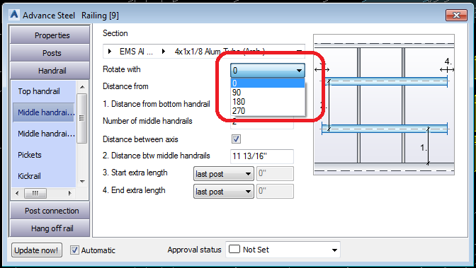 Railing Macro Profile Rotation Question - Autodesk Community
