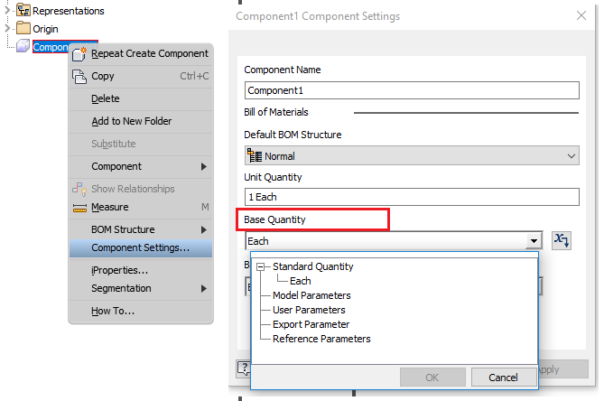 Solved: Inventor Virtual Components In Assembly Add Quantity In ...