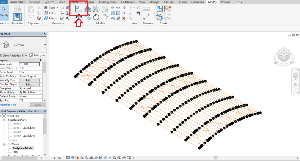 Set nodes in analytical model - Autodesk Community