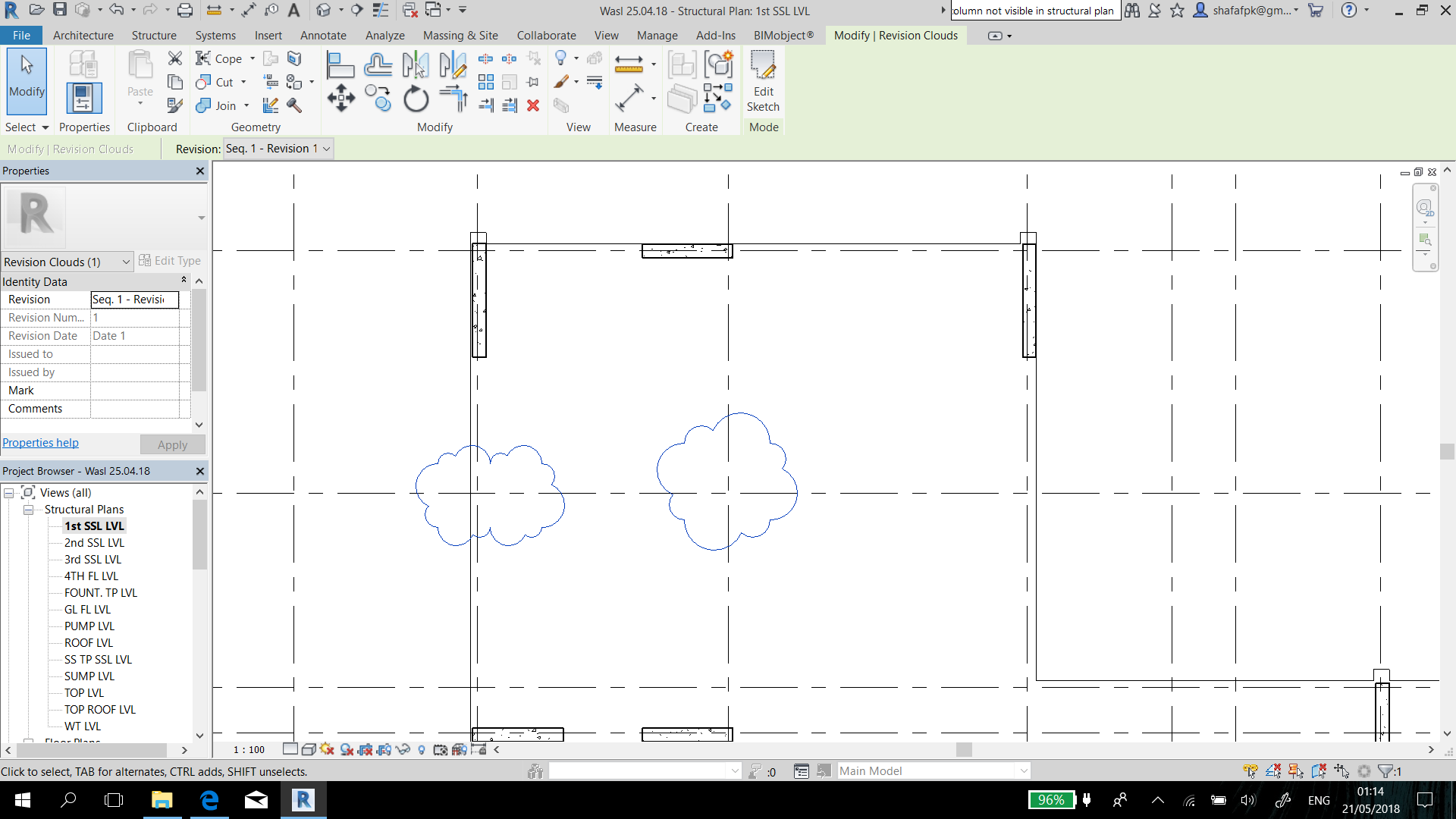 Why columns not show up in structural plan view - Autodesk Community