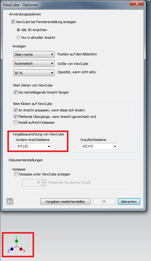 Gelöst: Wie die ViewCube Ausrichtung im Inventor ändern? - Autodesk ...
