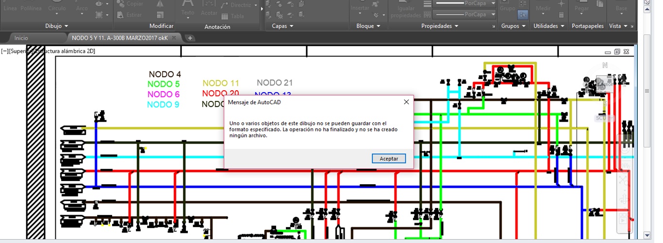 Error al tratar de guardar Autocad 2016 - Autodesk Community