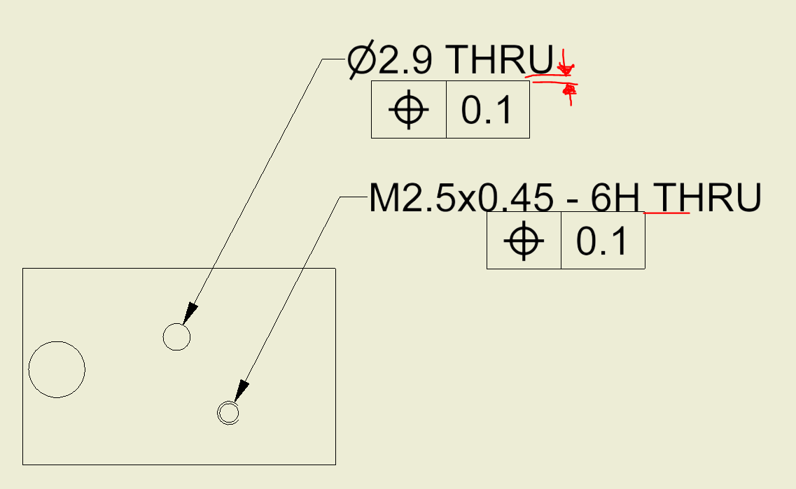Solved: Spacing of Feature Control Frames on attachment points (green dot) - Autodesk Community