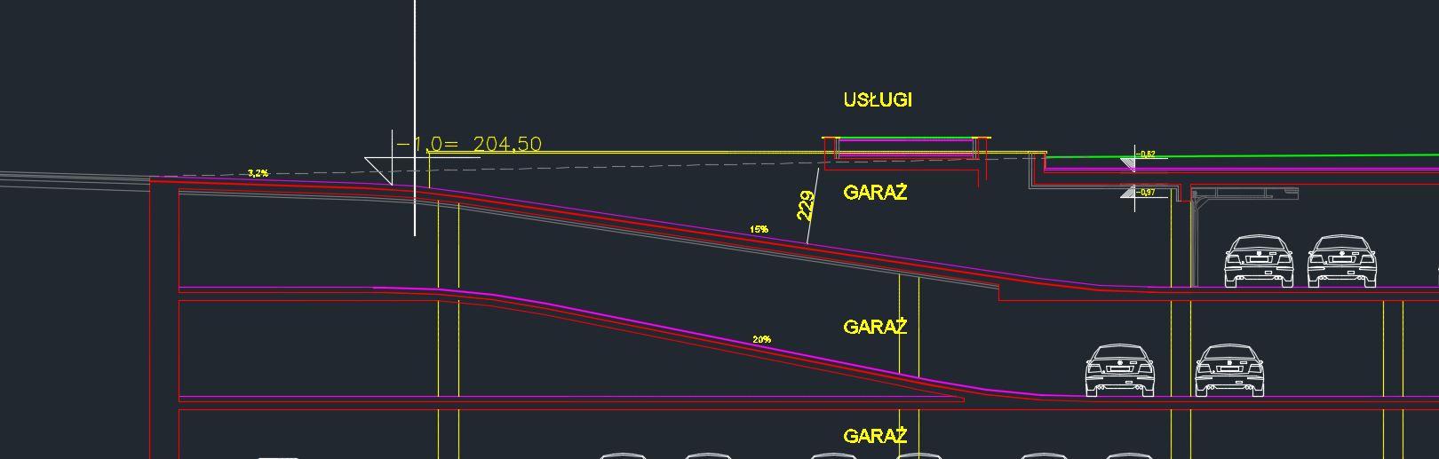 Parking Deck Ramp Slope Design Exit Ramp Parking Garage Hi Res Stock