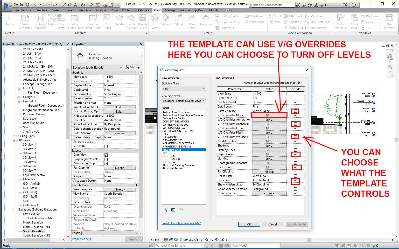 Solved: Is there a way to duplicate elevation view's setting - Autodesk Community