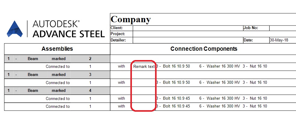 Point to Point Bolt List - Autodesk Community